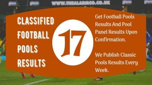 Week 17 Pool Result for Sat 25 Oct 2025 – UK 2025/2026
