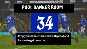 Week 34 Pool Banker Room 2026 Pool Draw This Week