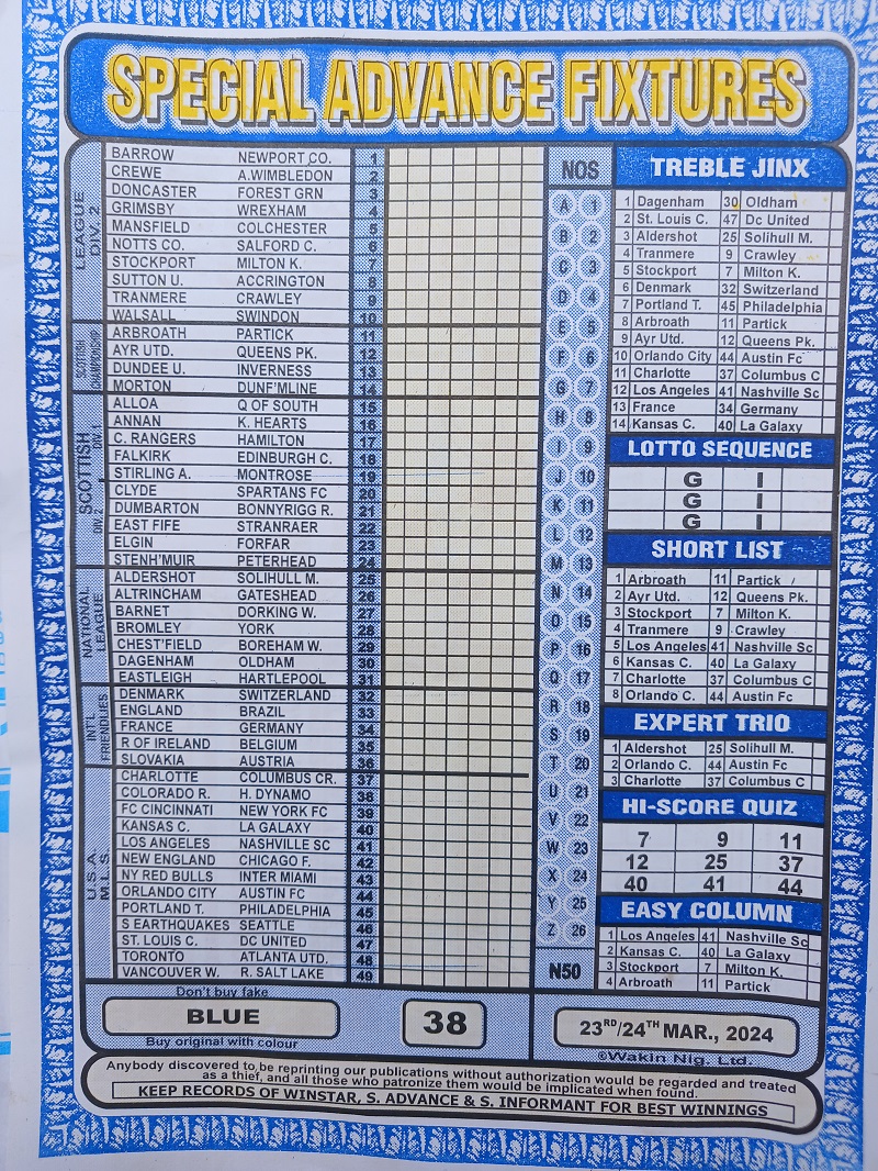 Week 38 Pool RSK Papers 2024: Bob Morton, Capital Intl, Soccer X ...