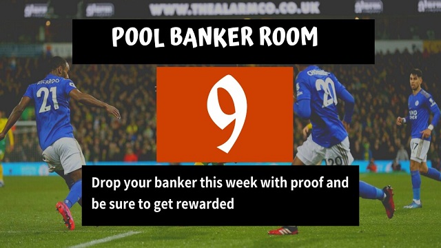 Pool Banker for Week 9; 2024 Pool Banker Room